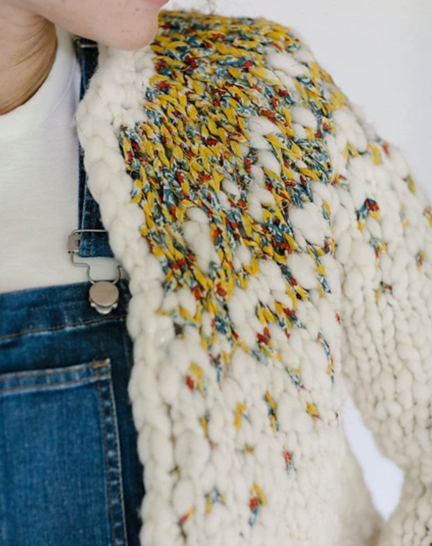 Pixelated Cardi Kit – The Mermaid's Purl