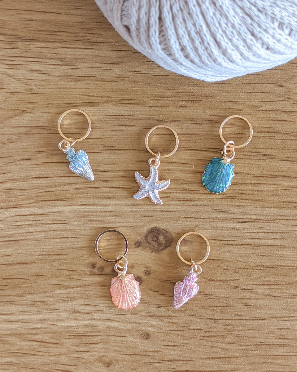 Sea Shell Stitch Markers – The Mermaid's Purl